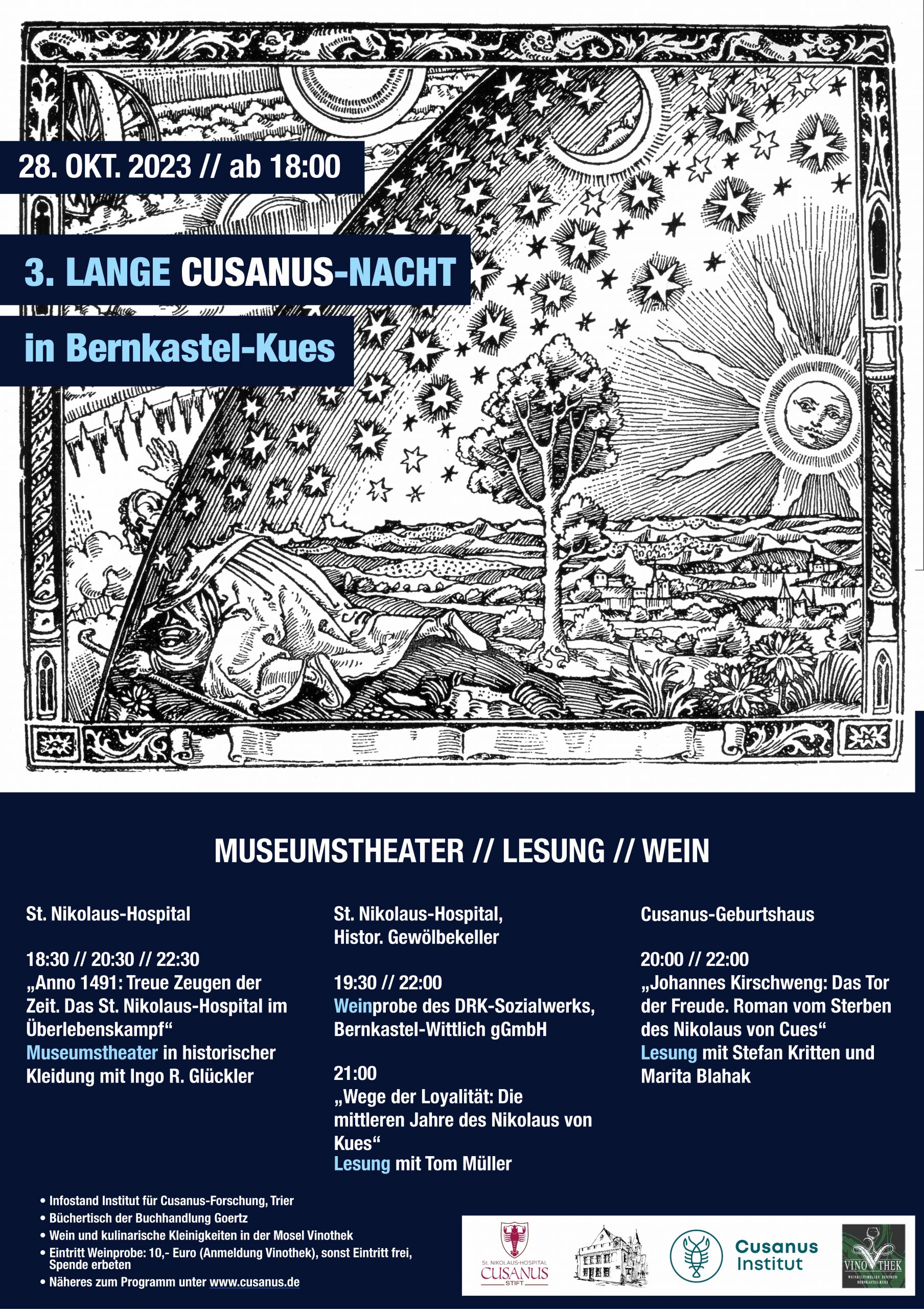 Mit Nikolaus von Kues durch die Nacht – 3. Lange Cusanus-Nacht ...